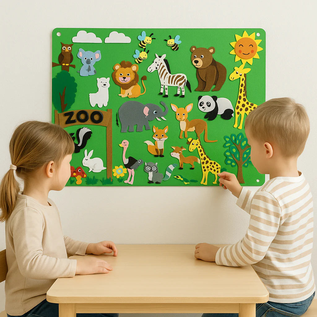 🎓 FeltBoard™ Busy Board — Boost Your Child’s Imagination & Learning In ...