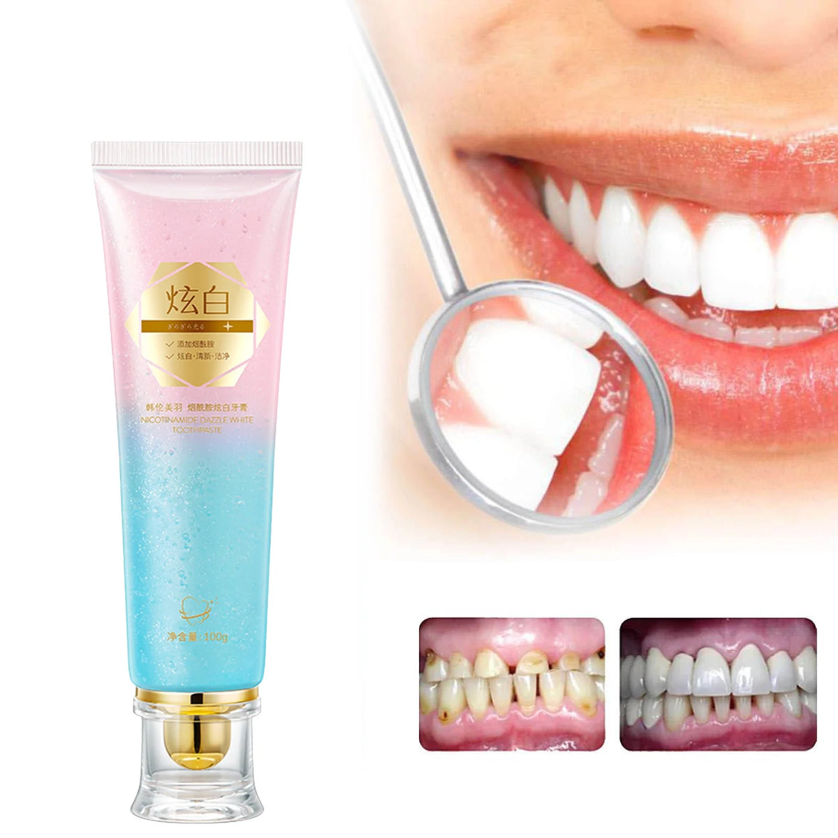 BrightWhite Niacin | Whiten and Protect Your Smile with Niacinamide-Po ...
