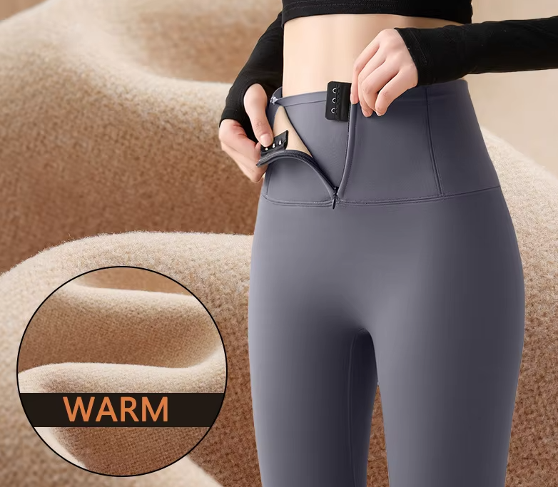 Stay Stylish and Warm with FleeceFit™ High-Waist Winter Leggings ...