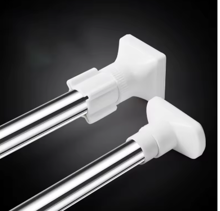 2x Telescopic Adjustable Clothes Dryer Tension Rod – Multipurpose and ...